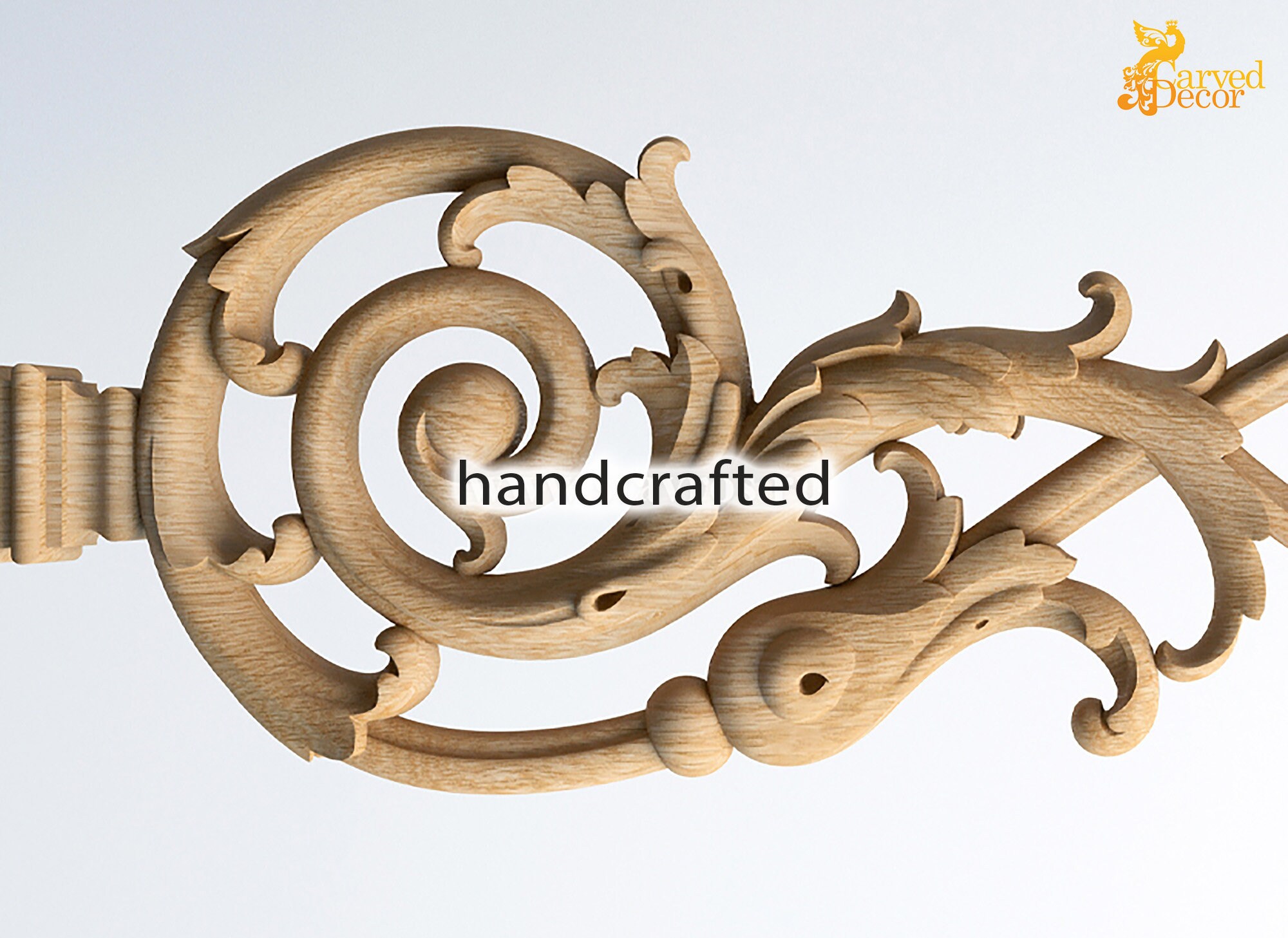 Carved Wide Balusters for Staircase Unique Design Stair - Etsy