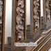 Hand Carved Staircase Railing Wide Wood Baluster - Etsy