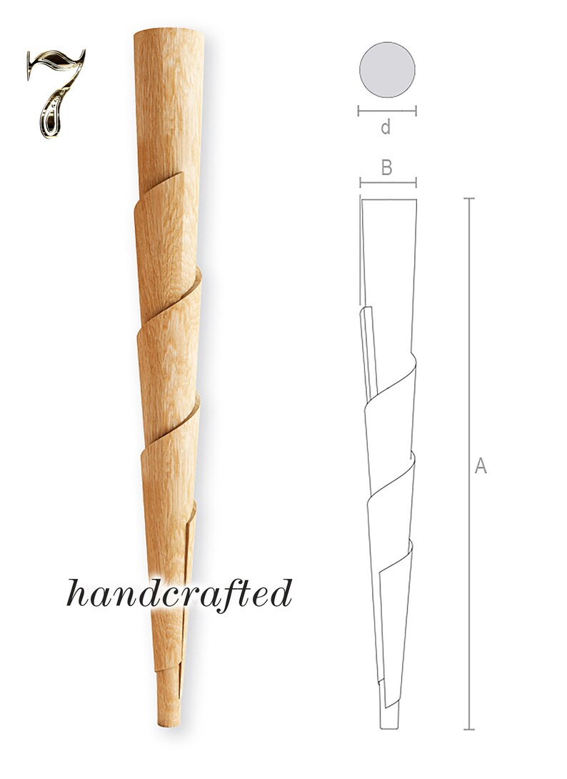 SET OF 4 Four Modern Style Unique End Table Legs - Etsy