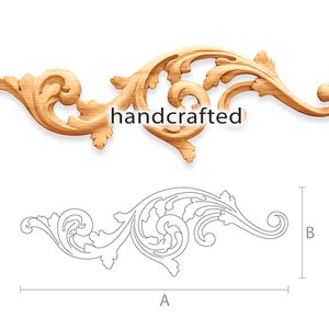 Acanthus Scroll Onlay Left - Etsy