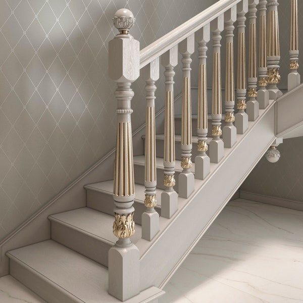 Victorian Staircase Post - Etsy