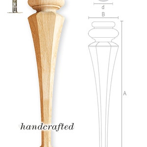 Wooden Designer Coffee Table Legs - Etsy