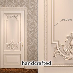 Large Onlay Arched Wooden Center Applique - Etsy