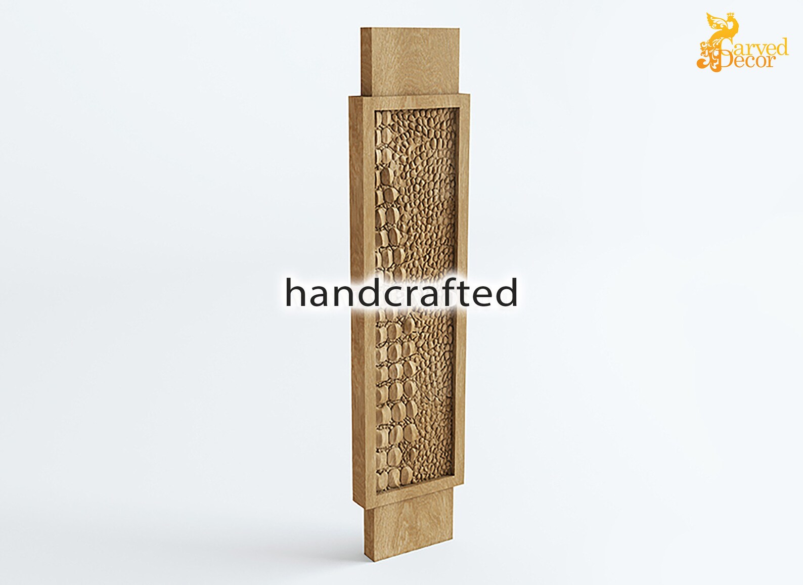 Square Stair Spindles Crocodile Skin Pattern Baluster | Etsy