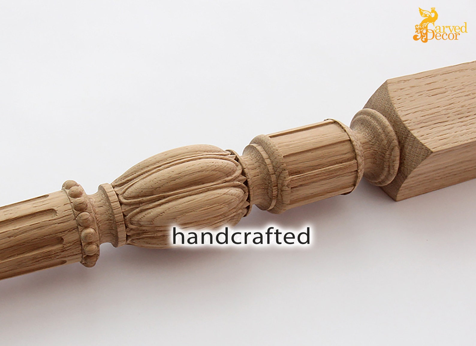 Egg and Dart Oak Baluster Carved Interior Staircase Spindle - Etsy UK