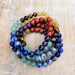 Chakra Gemstone Bracelet, 7 Chakra Balancing Bracelet, Natural Stone ...