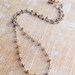 Natural Gray Jade Necklace Gold Gray Jade Beaded Necklace 16 - Etsy