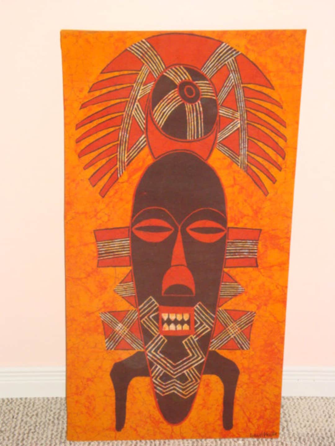 Signed African Silk Screened Print (genuine) - Etsy