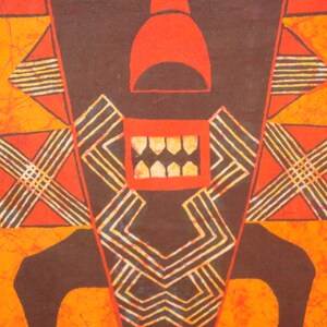 Signed African Silk Screened Print (genuine) - Etsy