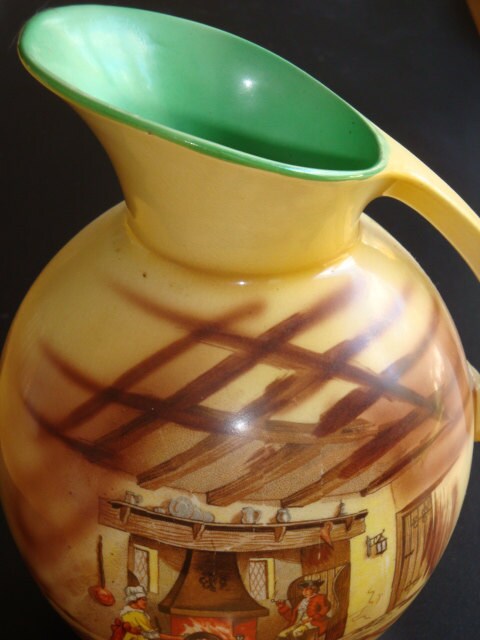 Vintage 1930's England T. Lawrence Falcon Ware Pitcher / | Etsy