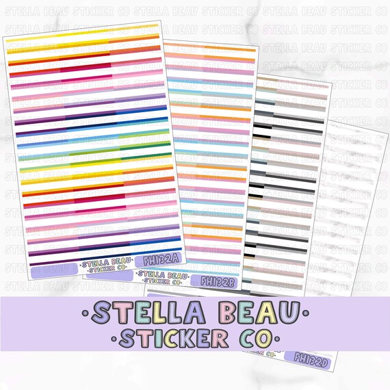 Skinny Label Planner Stickers Functional Planner Stickers Budget ...