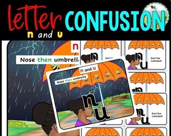Letter Confusion Posters R and N, Letter Reversal Posters, Classroom ...