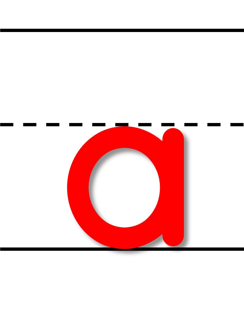 Large Alphabet Letter Cards - Etsy