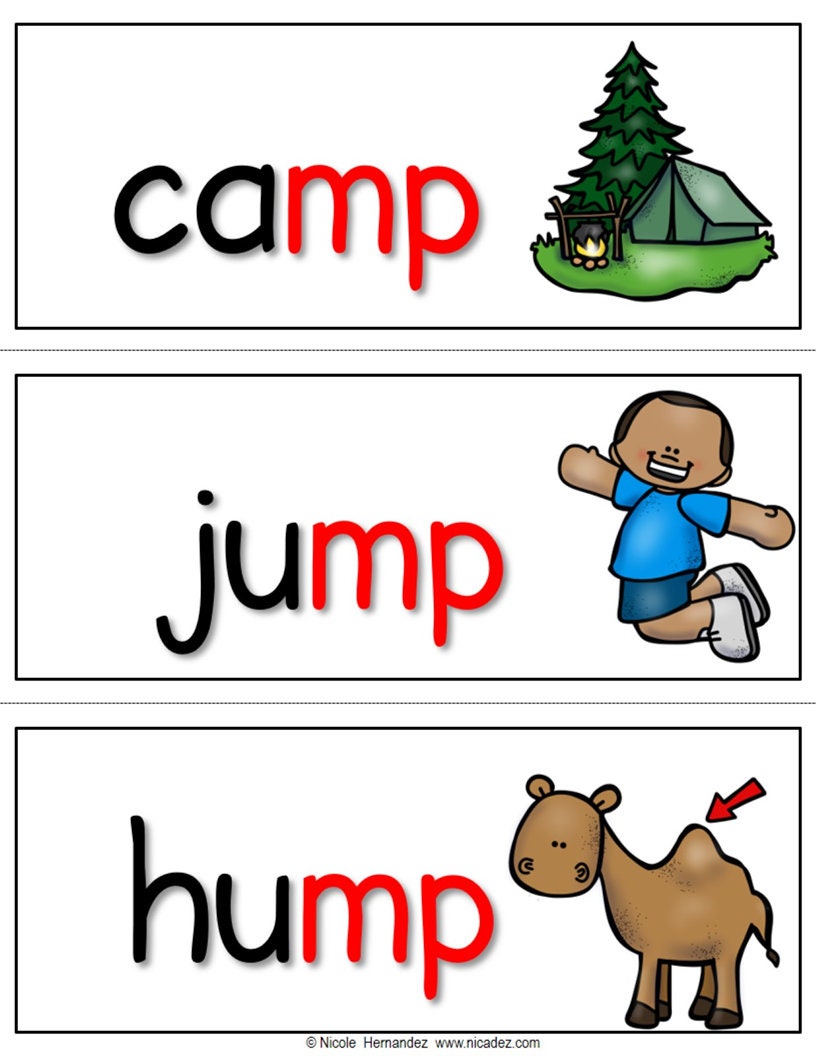 Final Consonant Blends Flash Cards Etsy