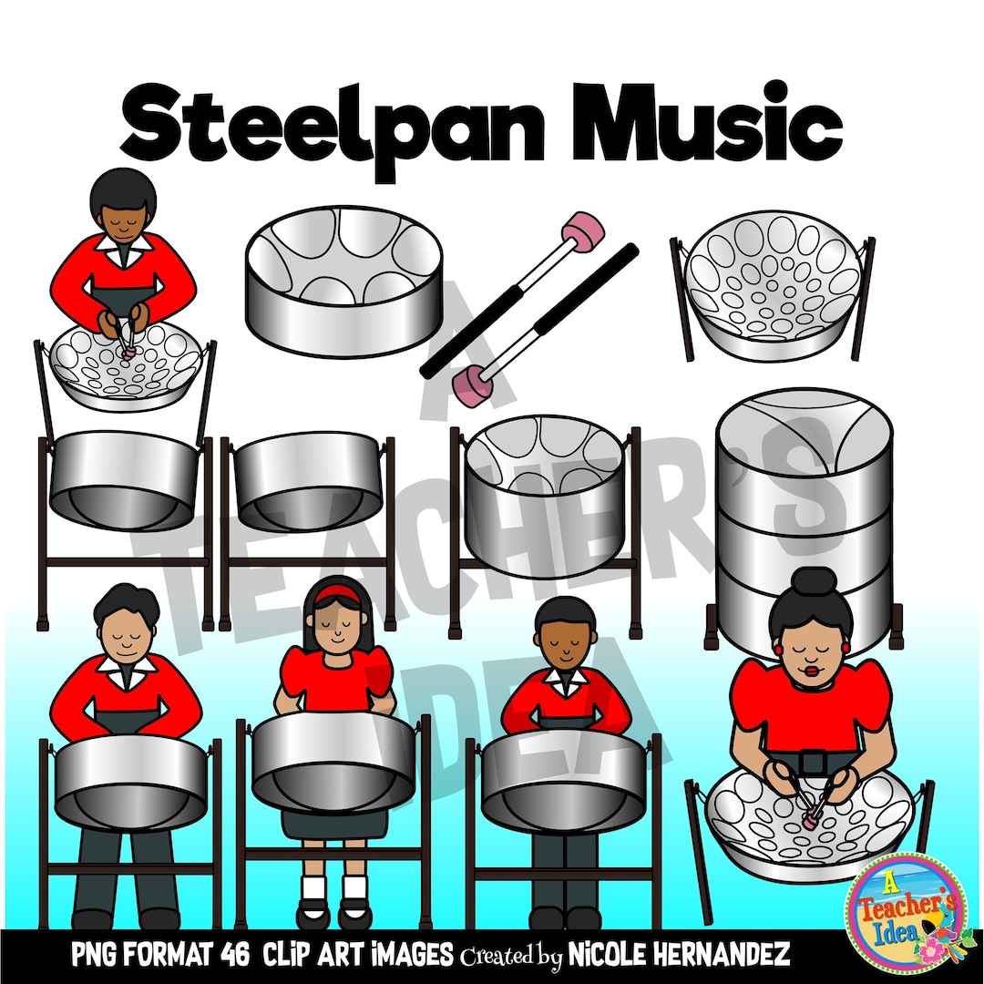 Steelpan Clipart Commercial Use, Digital Download, Png Images - Etsy