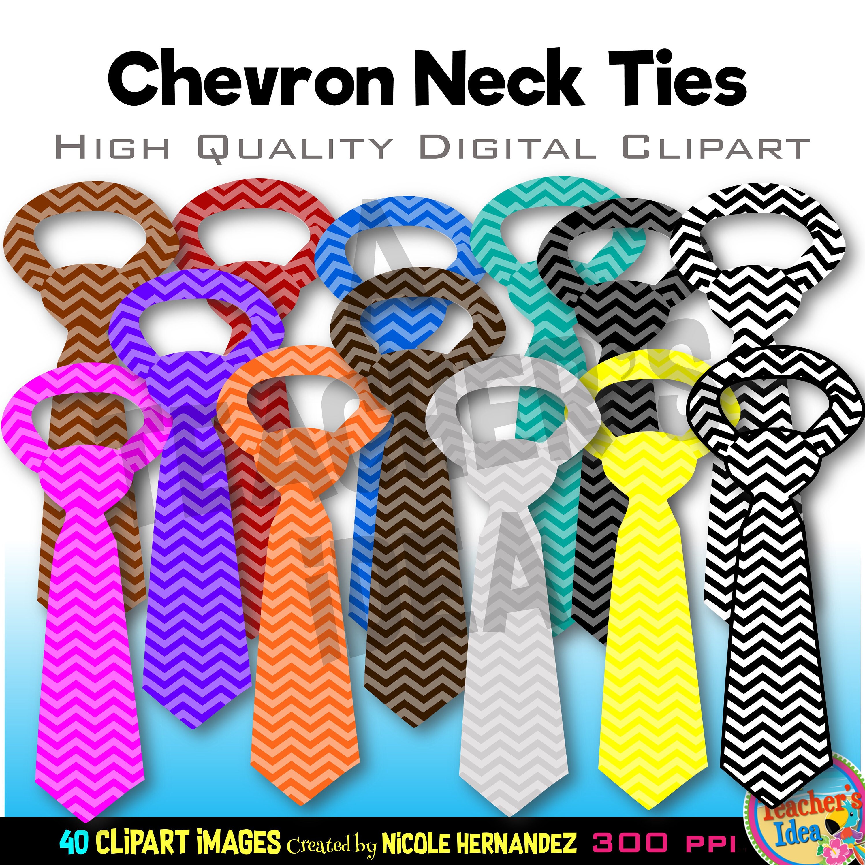 Chevron Tie Clipart