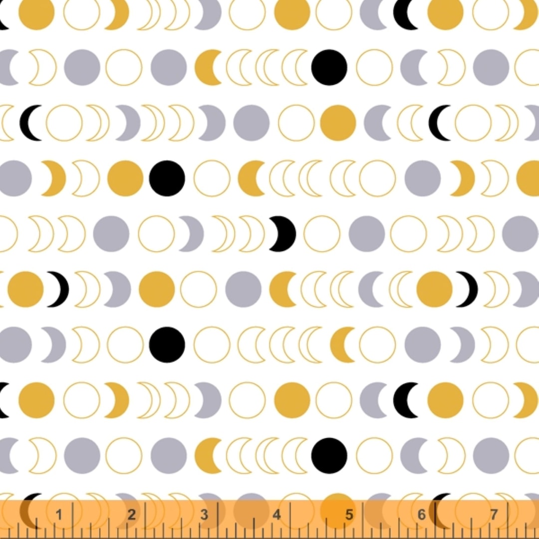 Moon Phases Orbit Cotton Fabric by Windham for Quilting and Crafts 52729M-4 - Etsy