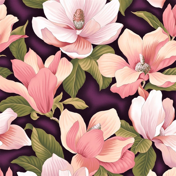 Magnolia Print - Etsy