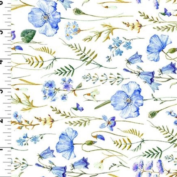 Periwinkle Spring Fabric - Etsy