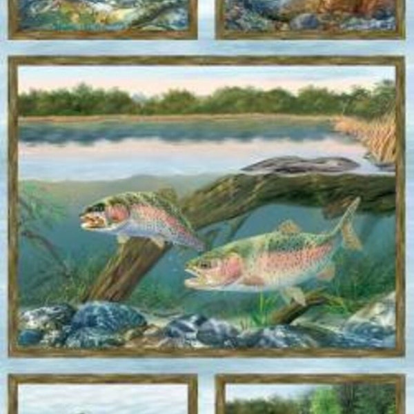 Fishing Fabric - Etsy