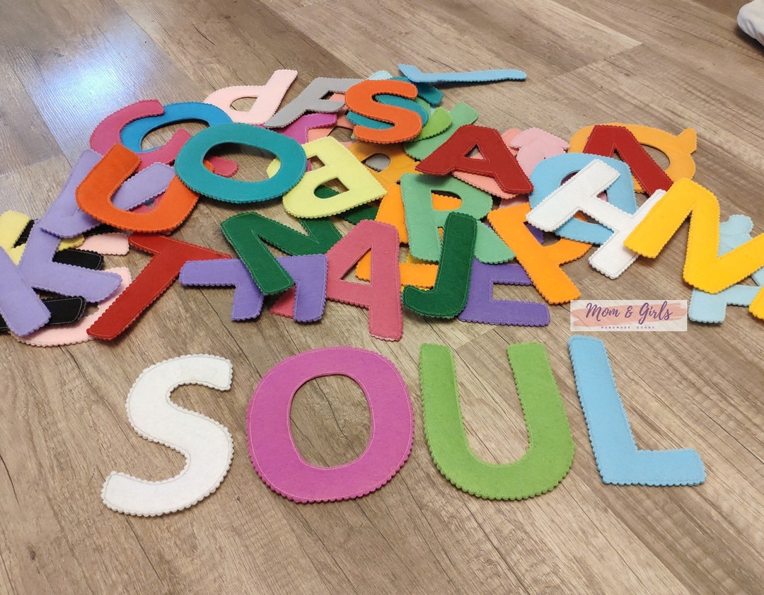 Felt Alphabet PDF Pattern Digital File PDF File Alphabet - Etsy