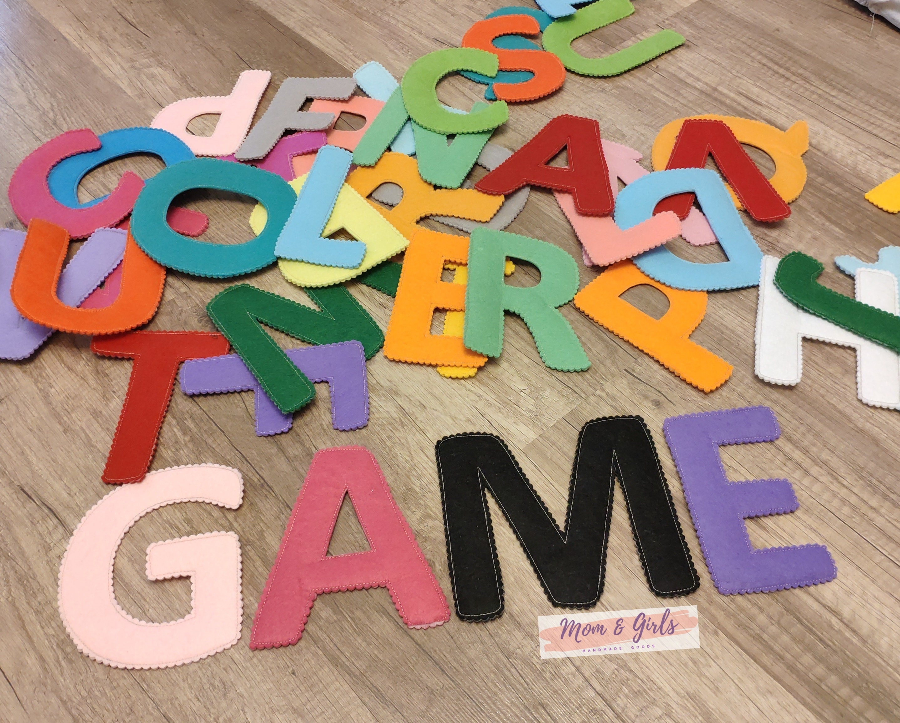 Felt Alphabet PDF Pattern Digital File PDF File Alphabet - Etsy