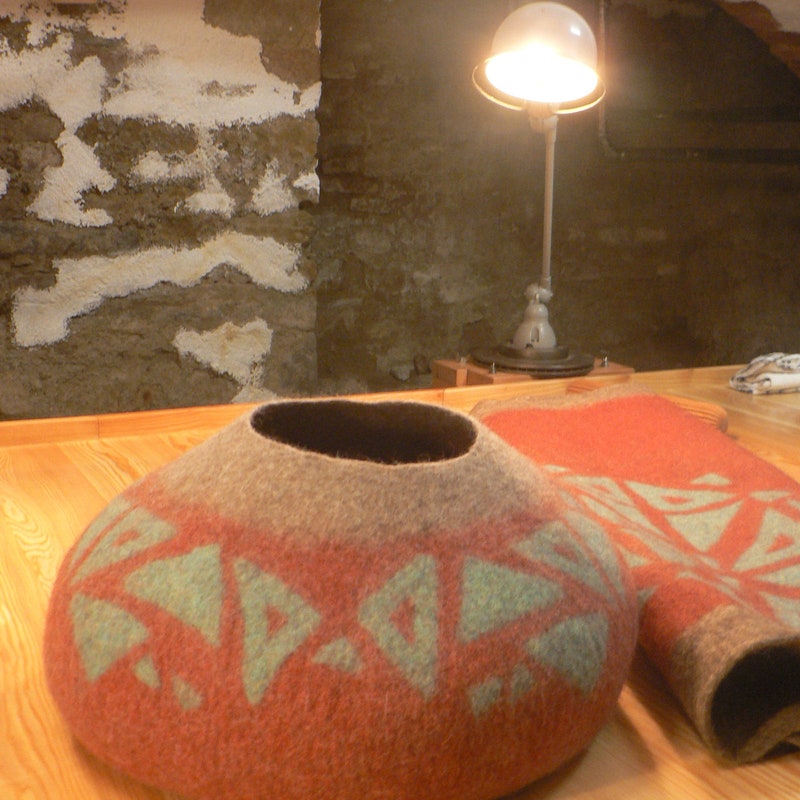 Wool Cat Cave - Etsy