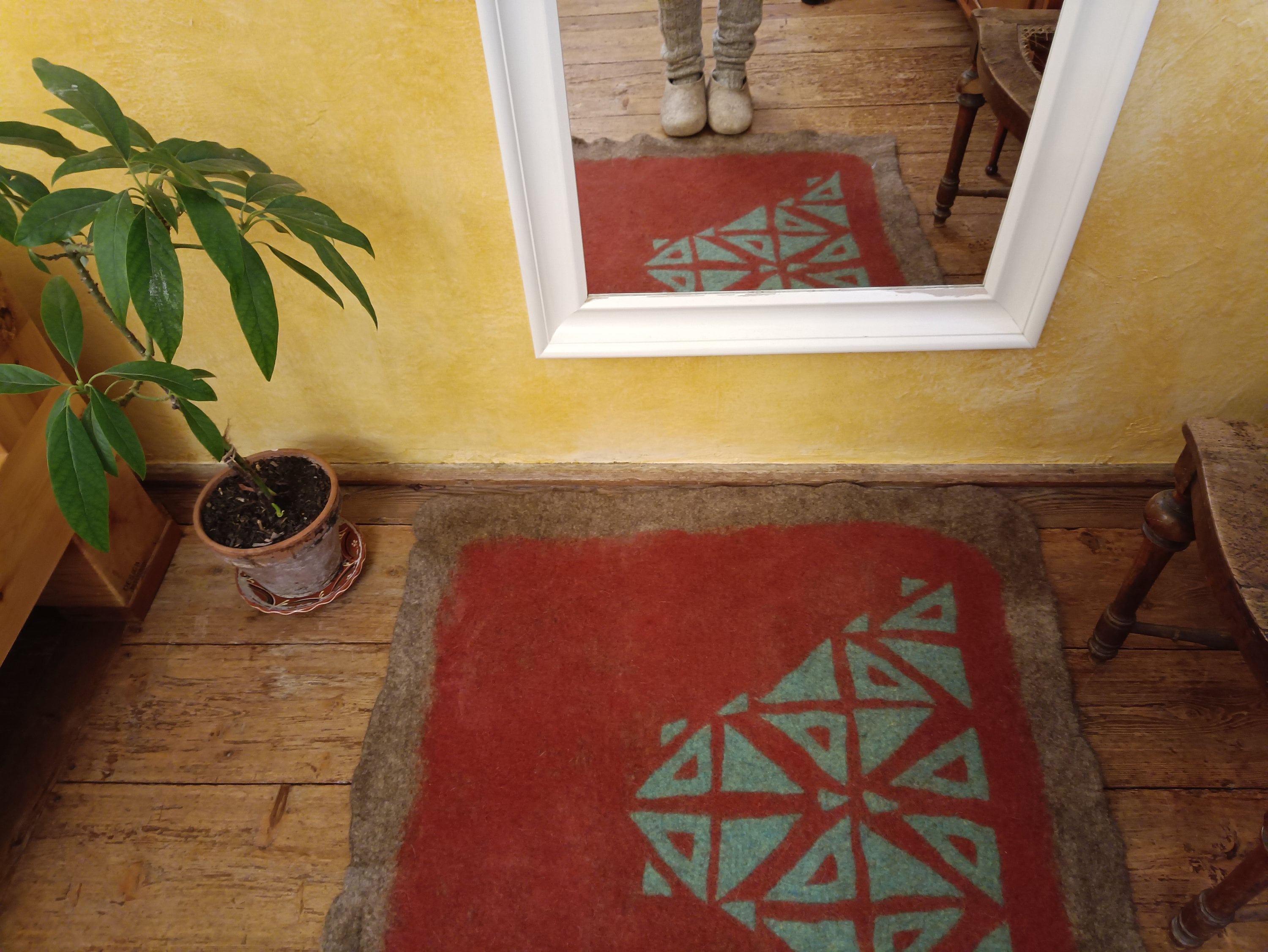 Felted Wool Rug - Etsy