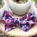 Purple Watercolor Bow 20 Styles Purple Dot Bow, Schoolgirl Bow, Tuxedo ...