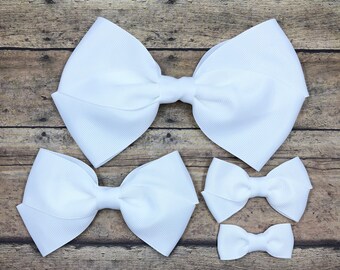 Large white bow | Etsy