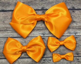 Orange hair clips | Etsy