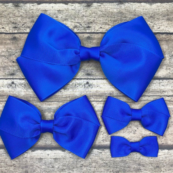 Small Blue Bows - Etsy