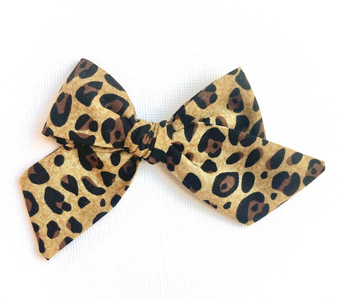 Leopard Print Bow | 20 Styles | Cheetah Print Bow, Valentine Bow ...