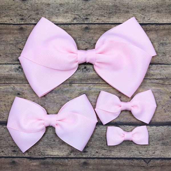 Light Pink Bows - Etsy