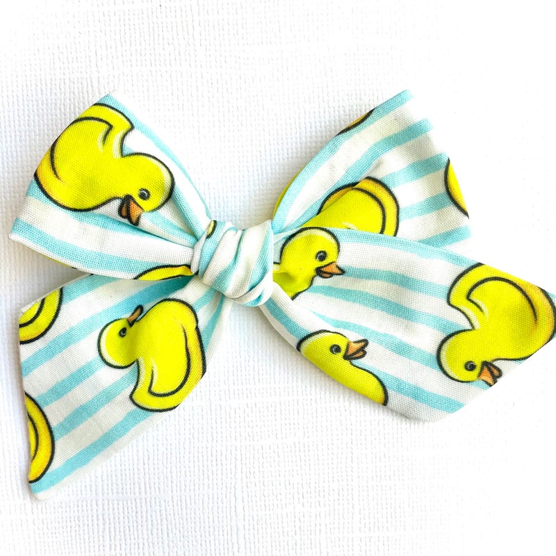 Duck Hair Bow - Etsy