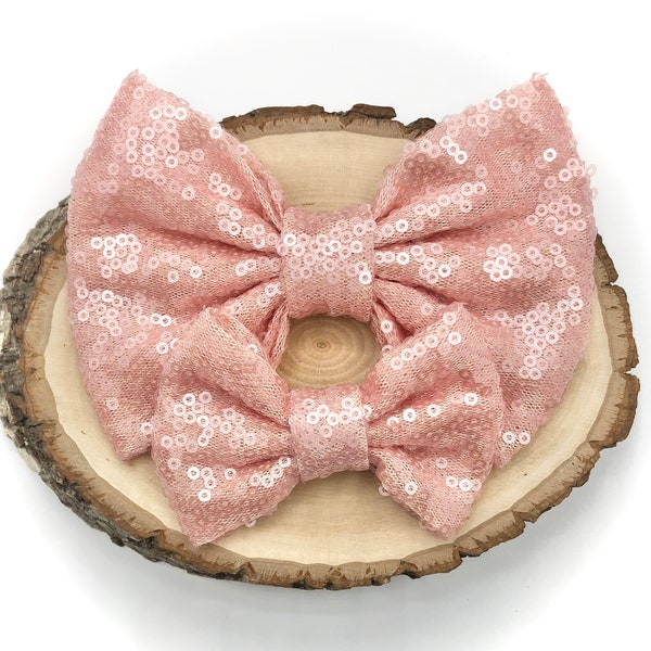 Light Pink Bows - Etsy