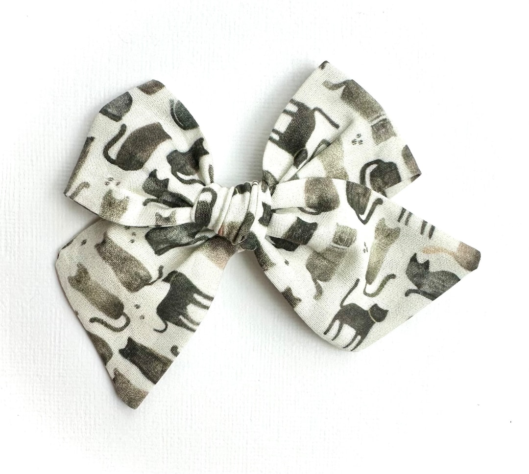 Watercolor Cats Bow | 20 Styles | Kitty Kitten Bow, Pet Lover Gift ...