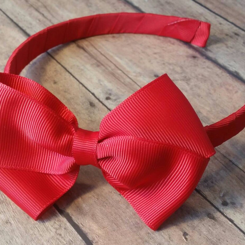 Red Headband - Etsy