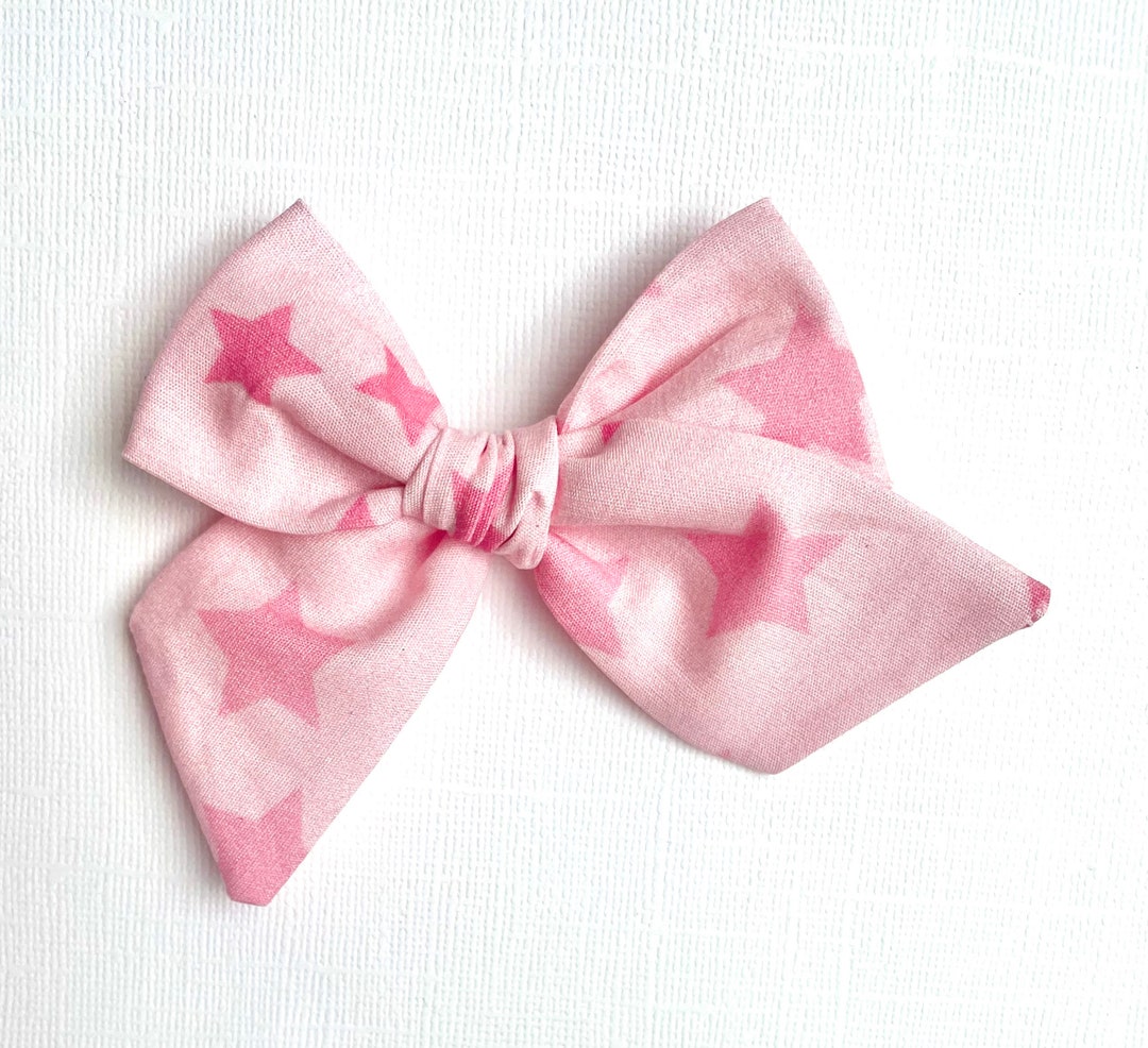 Pink Star Bow | 20 Styles | Girly Superhero Bow, Schoolgirl Bow, Sailor ...