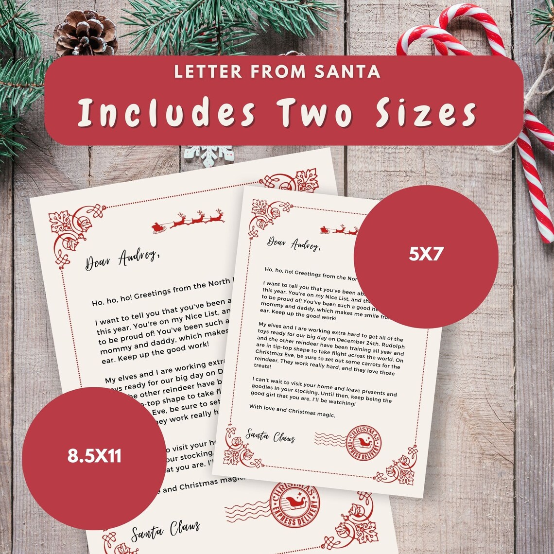 Editable Letters From Santa, Editable Letter Printable, Fillable Letter ...