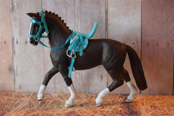 THREE COLORS Dressage Riding Set for Schleich Horses | Etsy