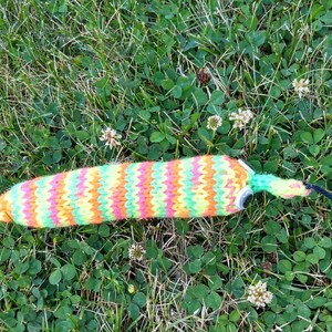 Knit Worm on a String Plushie. - Etsy