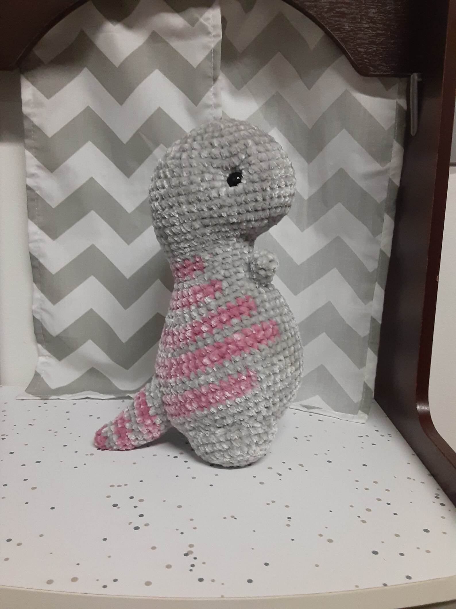 Crochet Velvet T-rex Dinosaur - Etsy