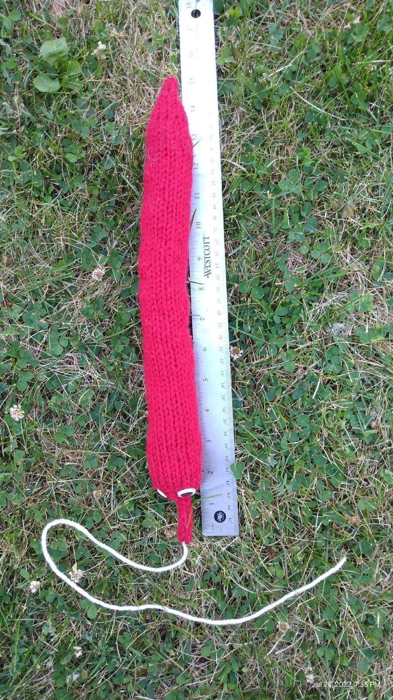 Knit Worm on a String Plushie. - Etsy