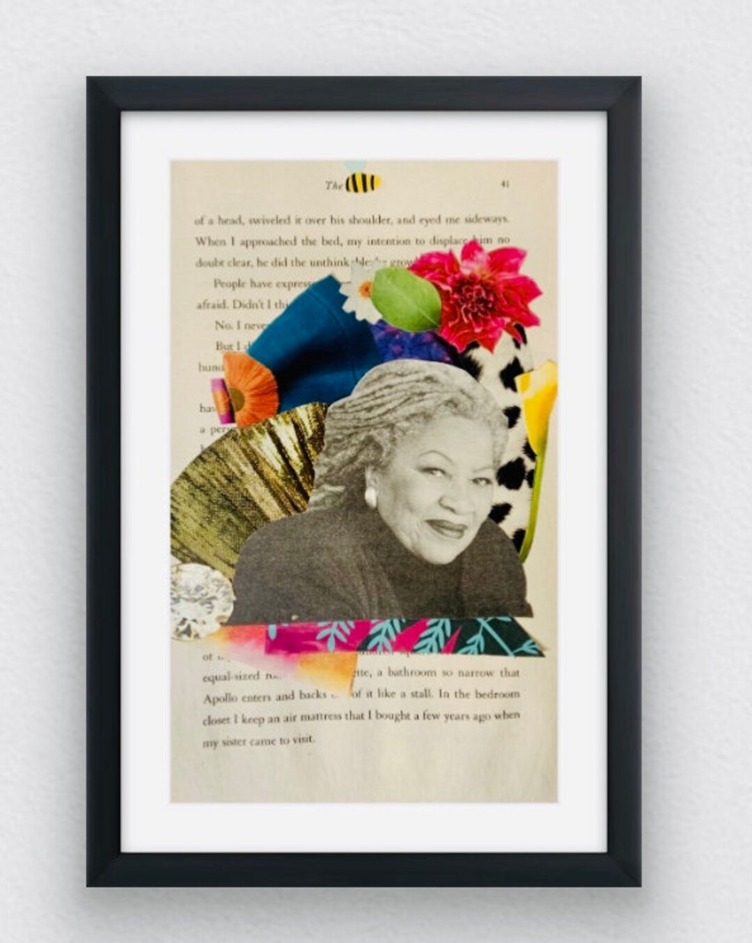 Toni Morrison Collage Print (pages Series) 8.5 X11 Unframed - Etsy