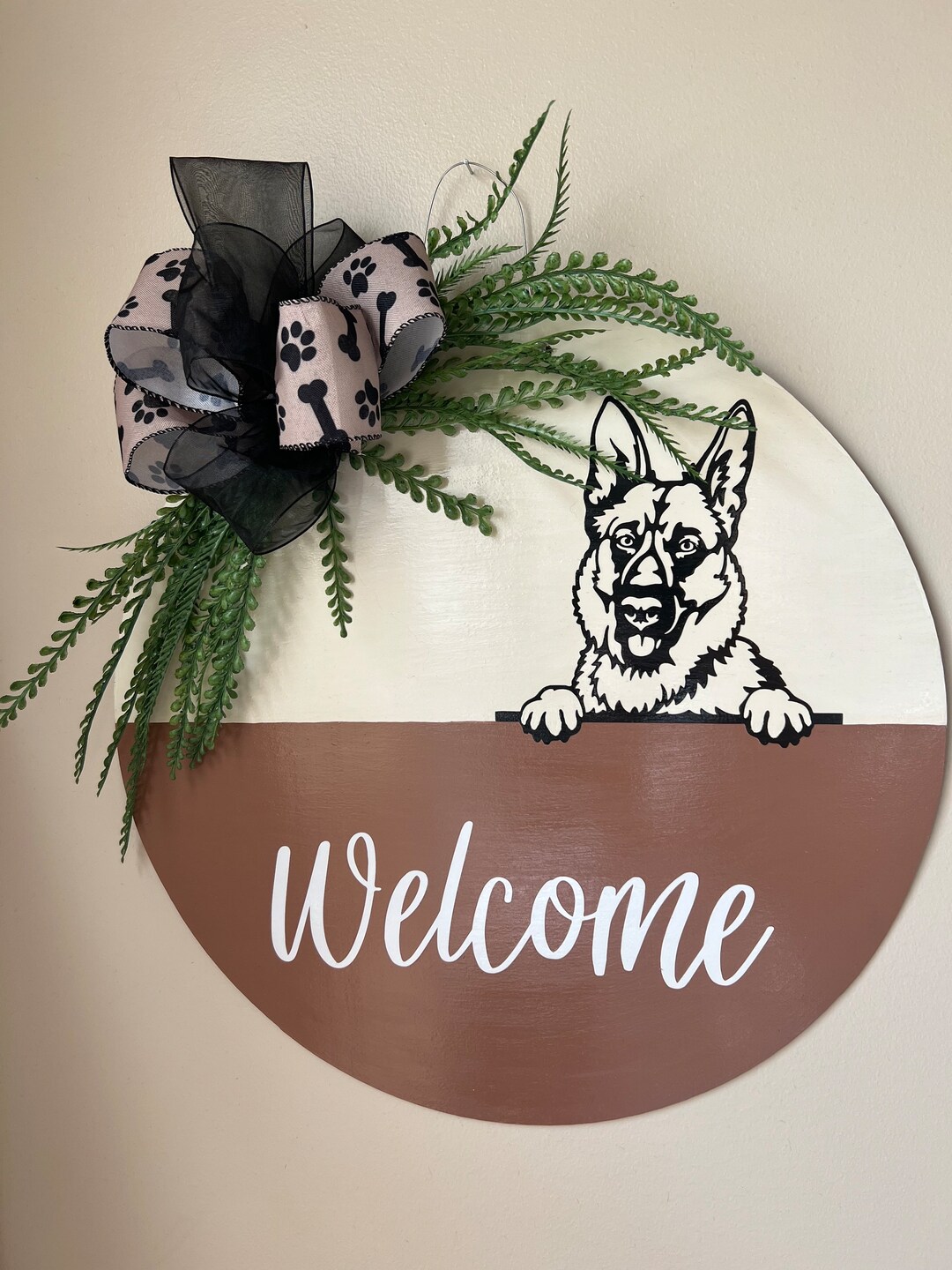 Dog Breed Door Hanger, Dog Breed Wall Hanger, Customized Dog Breed Door ...