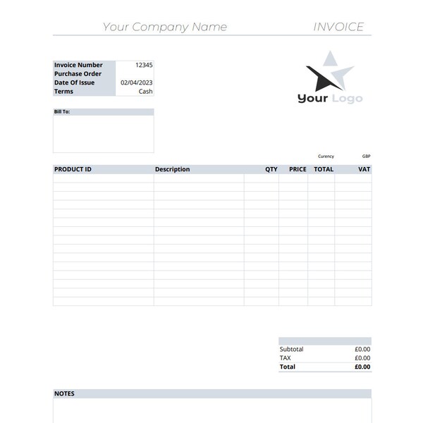 Quote and Invoice Excel - Etsy