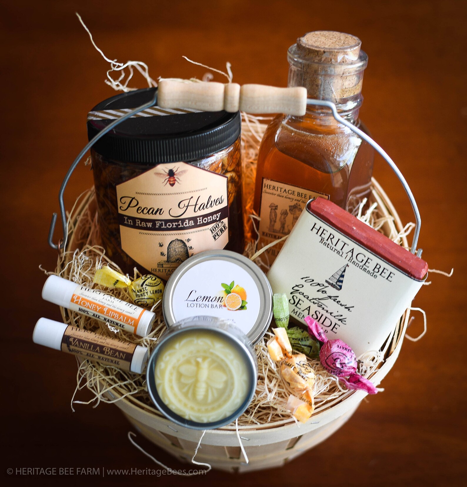 Client Gift Basket Corporate Gift or Employee Appreciation Raw Honey ...