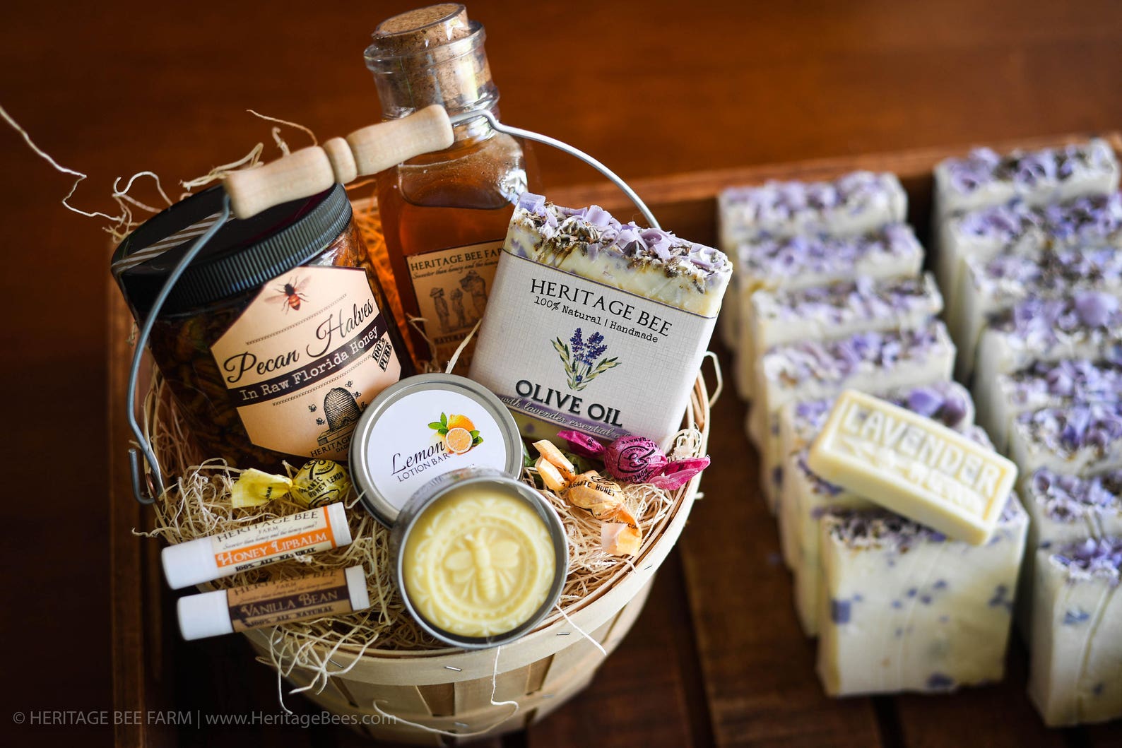 Client Gift Basket Corporate Gift or Employee Appreciation Raw Honey ...