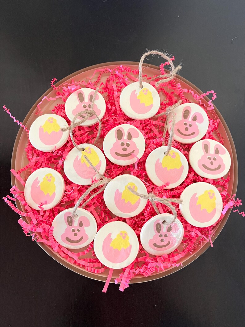 Handmade, Hand-painted Polymer Clay Decor: Festive, Nostalgic Easter ...